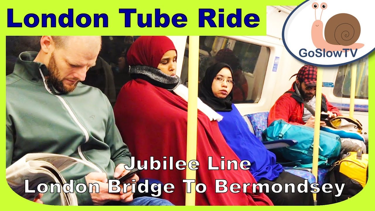 London Underground Tube Ride | London Bridge To Bermondsey | Jubilee ...