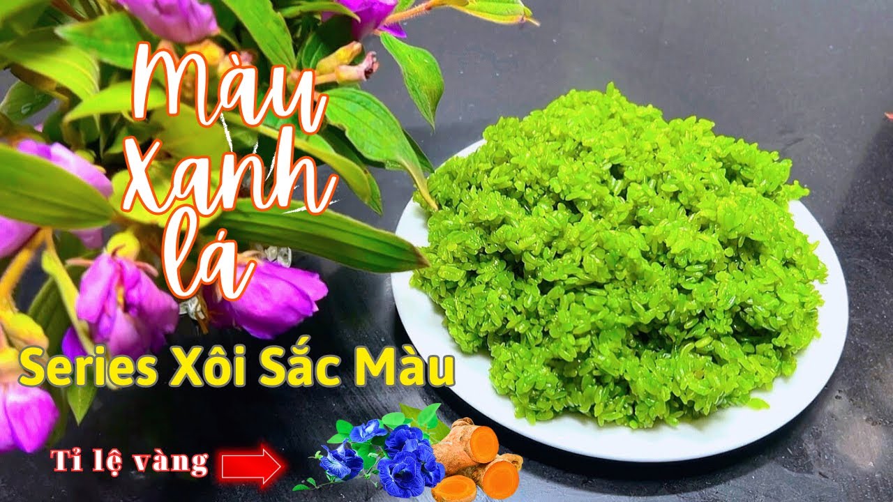 Green Sticky Rice Cooking Details From Natural Ingredients, Easy To ...