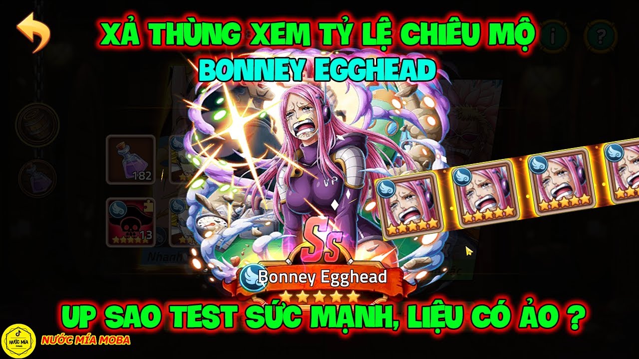 Huyền Thoại Hải Tặc - Xả Thùng Xem Tỷ Lệ Chiêu Mộ BONNEY EGGHEAD, Up ...