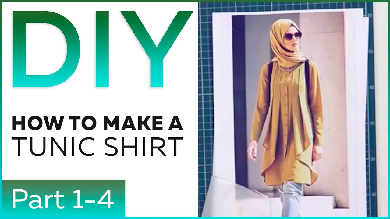 How to make a tunic shirt. Making a long shirt of an interesting design ...