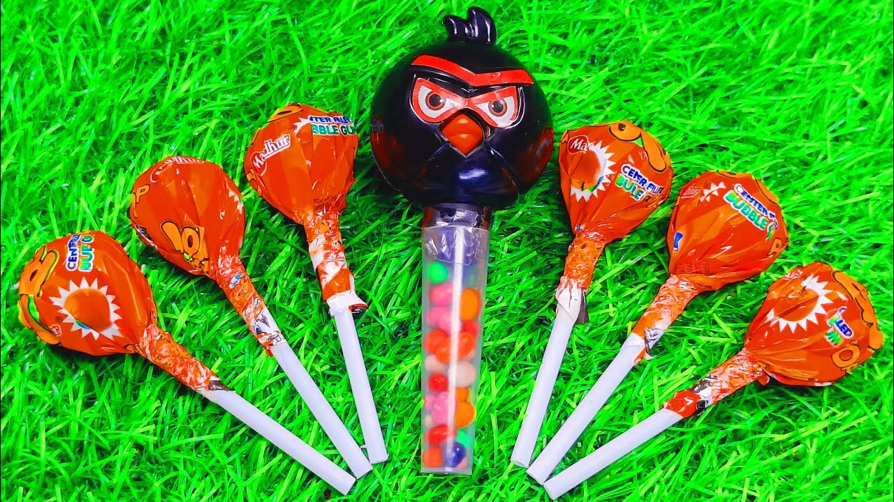 Black Colour Bird Toys & Candy Lollipop Unpacking ASMR Videos - YouTube