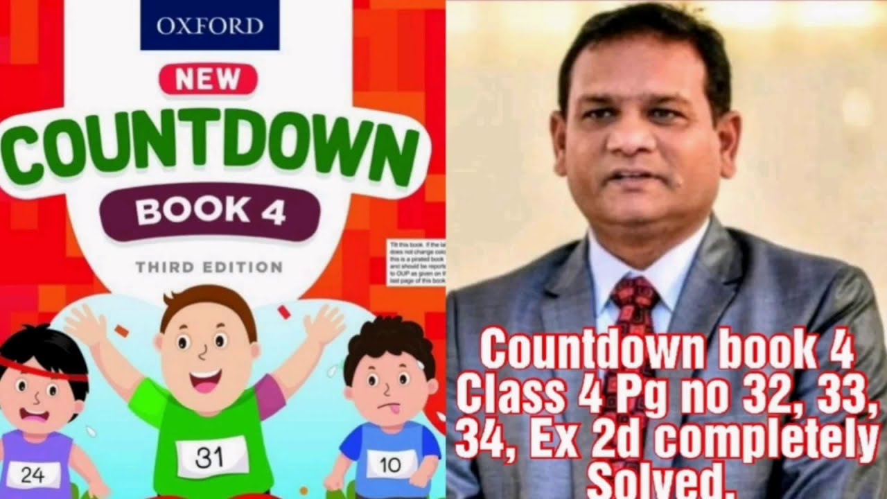 Countdown book 4, Class 4, PG no 32, 33, 34 Ex 2d completely solved ...