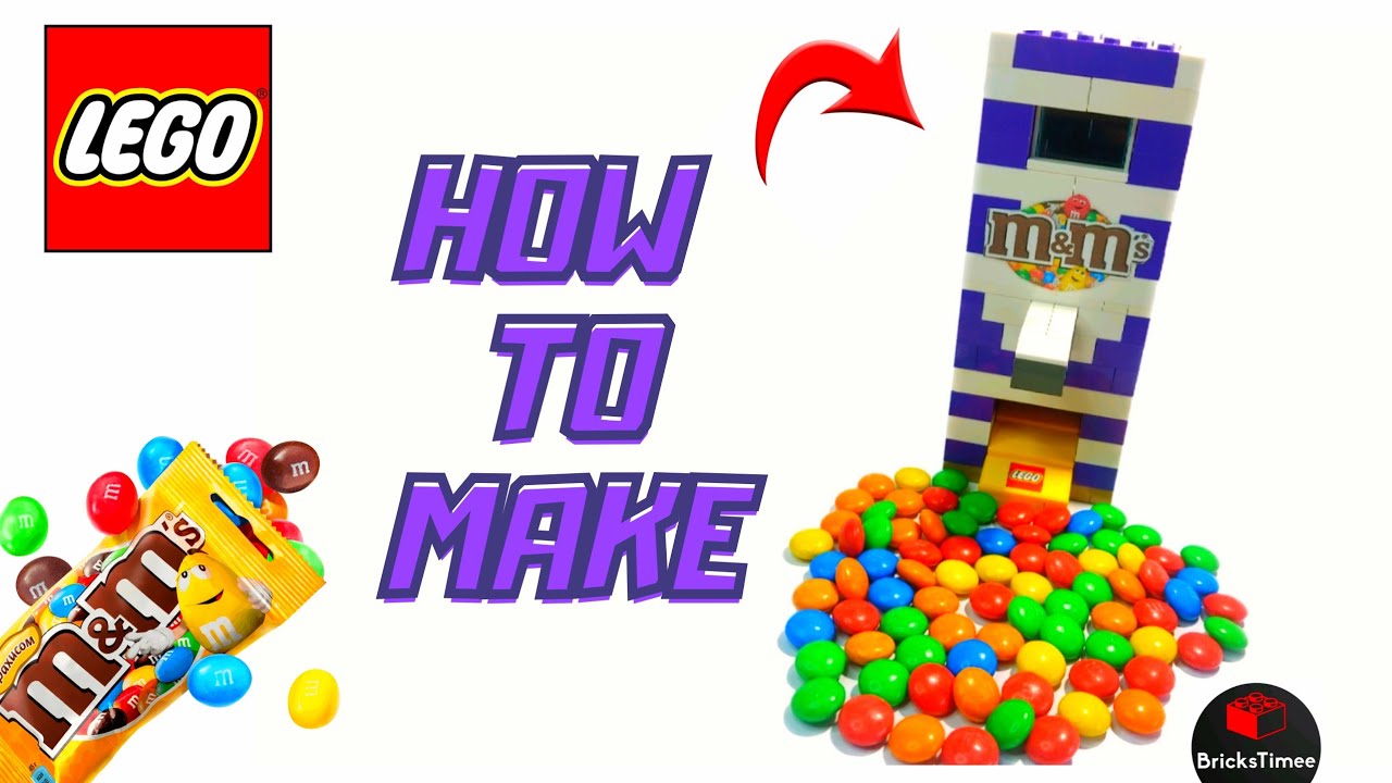 How to make a LEGO m&m's machine - FULL BUILDING TUTORIAL | Easy Build ...