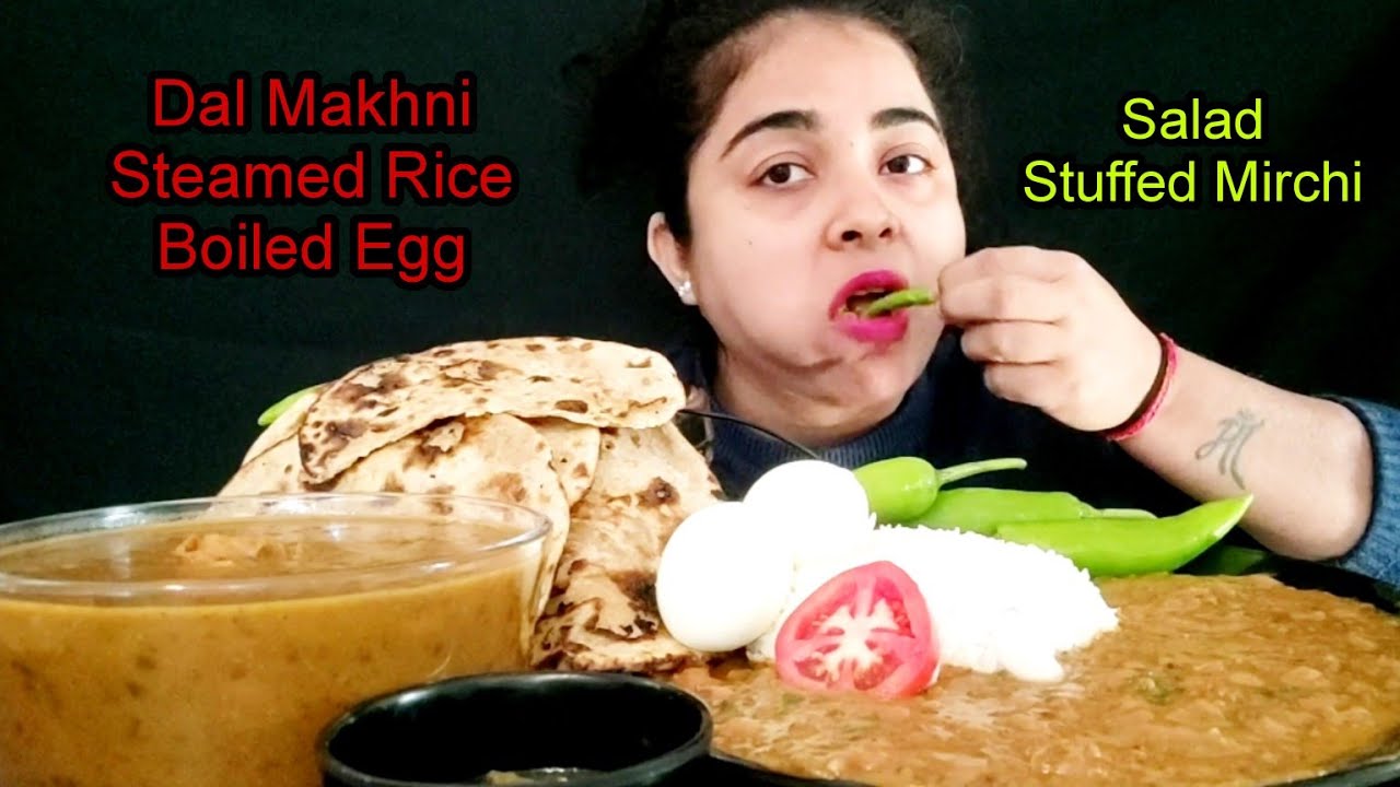 Tandoori Roti with Daal Makhni,Steam Rice,Boiled Eggs and Salad ...
