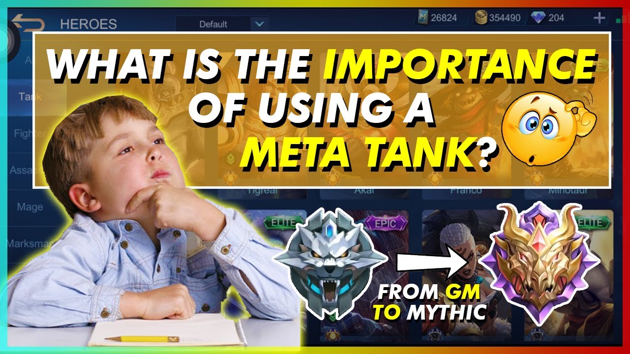 WHAT IS THE IMPORTANCE OF USING THE META TANKS? MLBB DISCUSSION BY ...