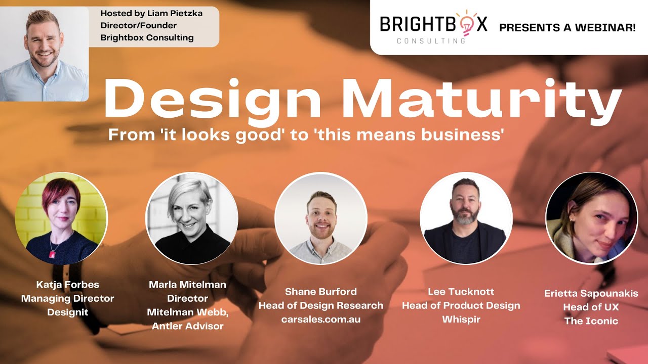 Design Maturity: From "it looks good" to "this means business" - YouTube
