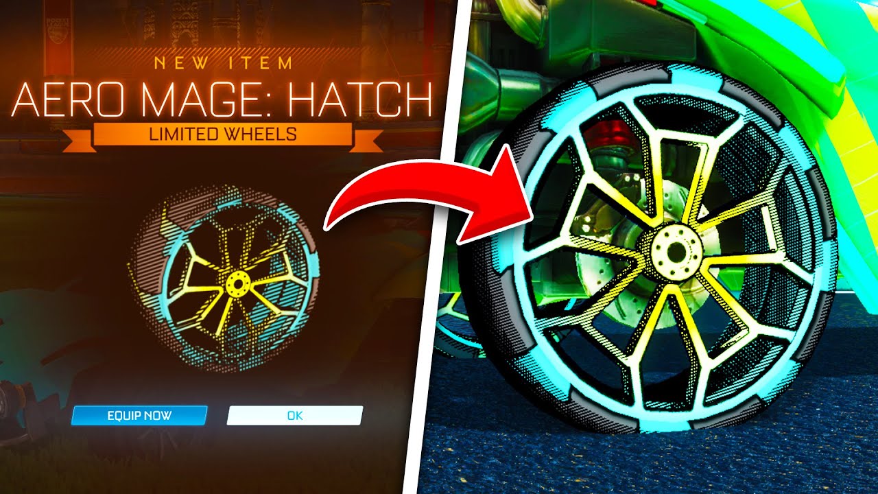 New AERO MAGE: HATCH Fan Reward Wheels On Rocket League - YouTube