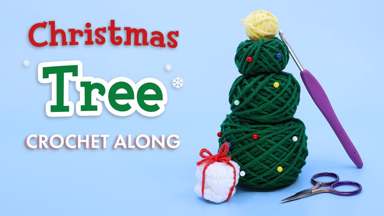 Crocheted Christmas Tree - Live Design and Crochet Along - YouTube