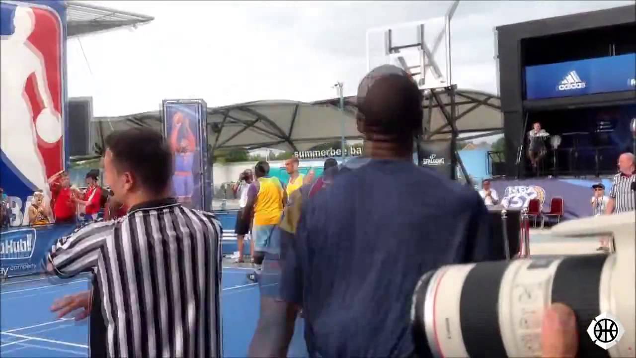 NBA: Nathan Schall's Poster Dunk Gets Serge Ibaka OUT OF HIS SEAT ...