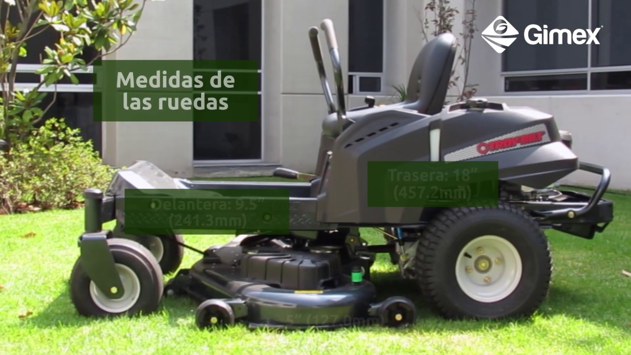 TRACTOR PODADORA GIRO CERO TROY BILT MTD GIMEX - YouTube