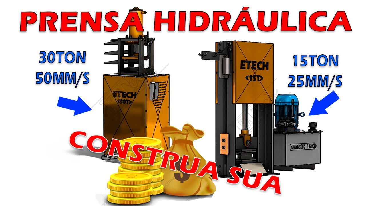 PRENSA PARA CUTELARIA 30T 50MM/S - 25T 25MM/S ** BAIXO CUSTO ** - YouTube