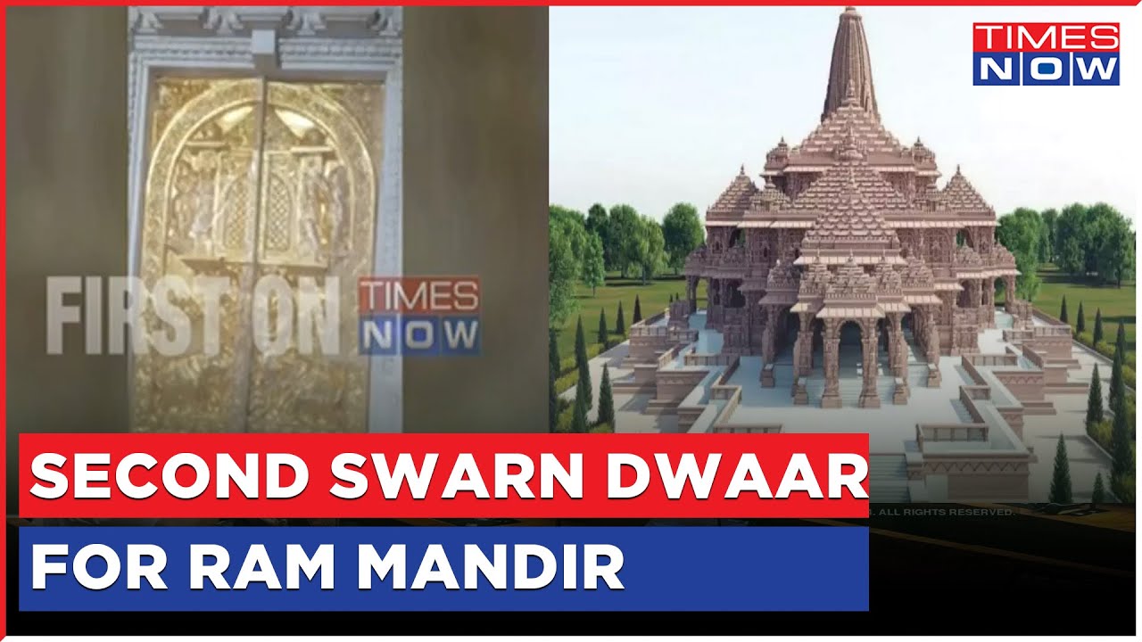 Ram Mandir Gets Second Golden Gate, First Golden Gate Was Installed On ...