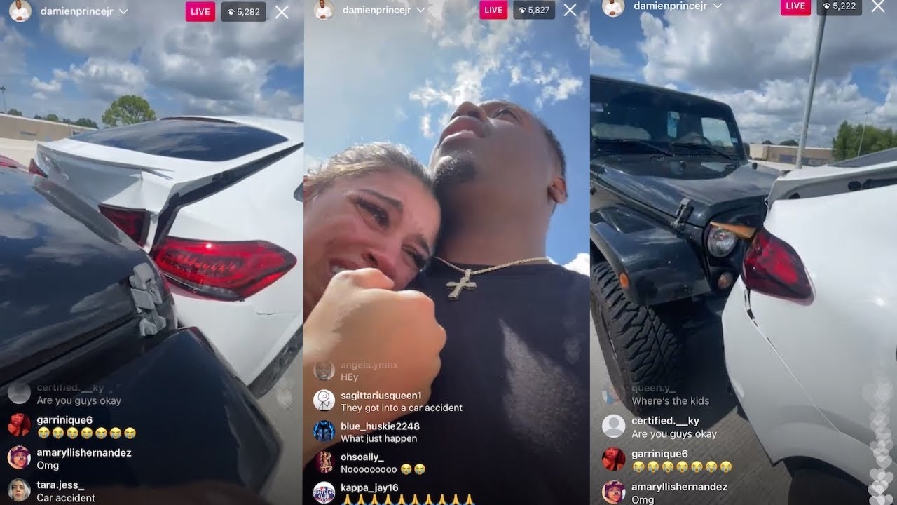 Damien and Biannca involved in a BAD car accident‼️ Pray for THE PRINCE ...
