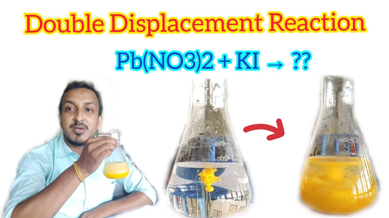 Double Displacement Reaction Amazing Chemical Reaction | PB(NO3) 2 AND ...