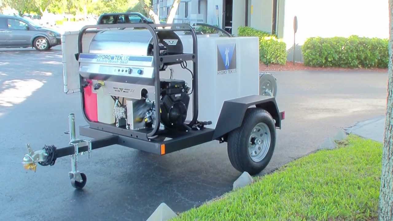 HYDRO TEK HOT WATER PRESSURE WASHER TRAILER CONTACT 616-250-4039 info ...