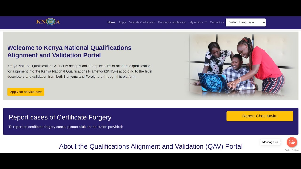 How to correct an erroneous application on the KNQA QAV Portal - YouTube
