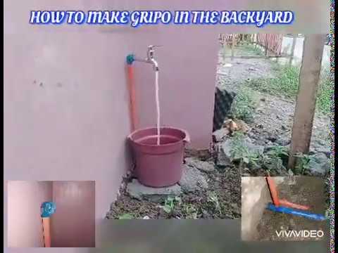 HOW TO MAKE GRIPO IN MY BACKYARD - YouTube
