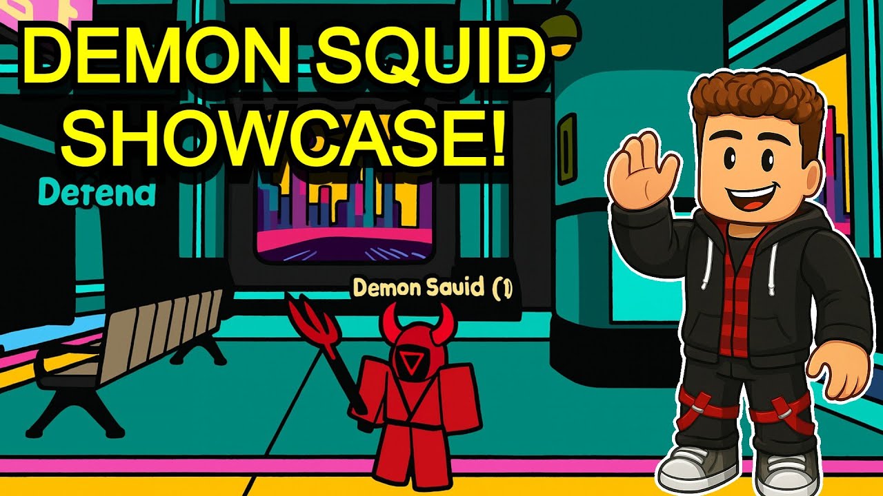 Demon Squid Mythic Showcase! | Maxed Stats & OP Damage | Squid Games ...