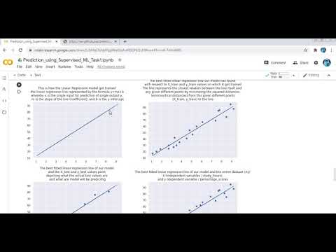 Supervised Machine Learning (LinearRegression model) - YouTube