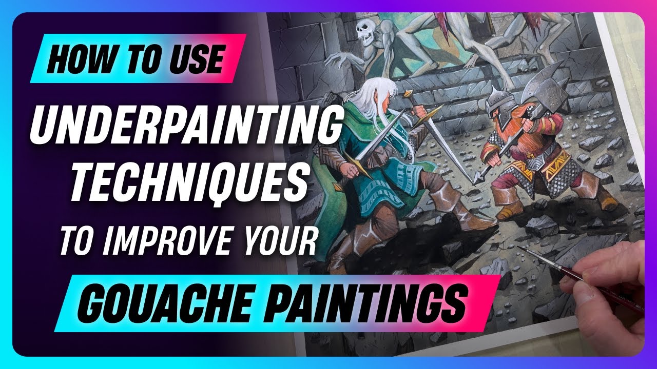 How the Underpainting Technique can improve your Gouache Paintings ...