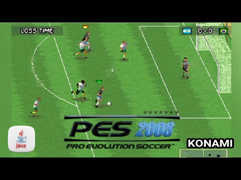 PES 2008 original Konami 320x240 | J2ME Loader Java Games - YouTube