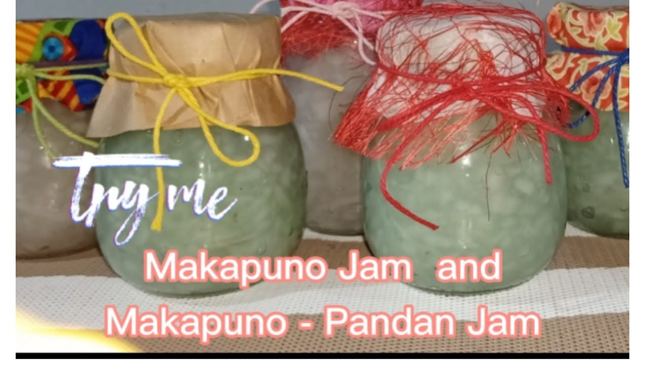 Macapuno Jam - original flavor and Macapuno pandan flavor - YouTube