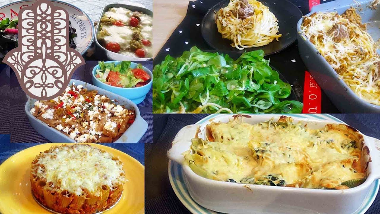 5 recettes de pâtes gratinées pour le diner - YouTube