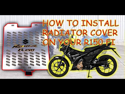 How to Install Radiator Cover in Raider 150FI - YouTube