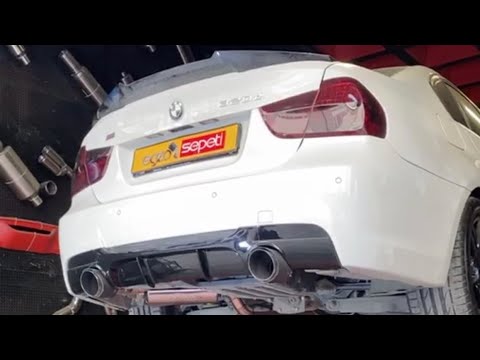 BMW E90 3.20 3.35 AKRAPOVİC DÖNÜŞÜM - YouTube