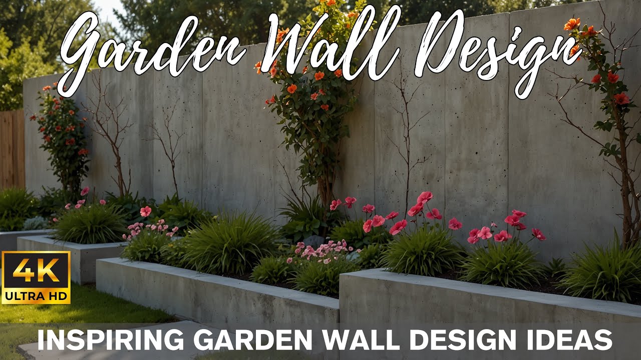 Inspiring Garden Wall Design Ideas to Transform Your Backyard into a ...