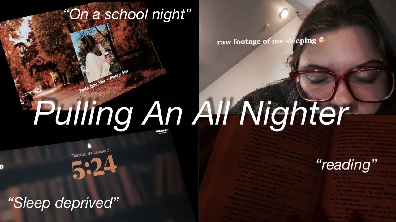 Pulling An All Nighter (on a school night)-cleaning, being productive ...