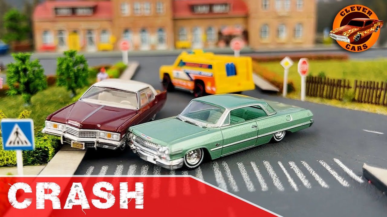 Model Cars Crash on My 1/64 Miniature City [Stop Motion] - YouTube
