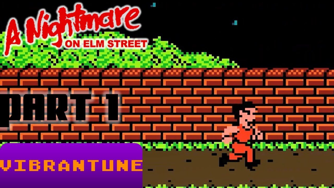 A Nightmare on Elm Street (NES) Part 1 - No Commentary Walkthrough (Inf ...