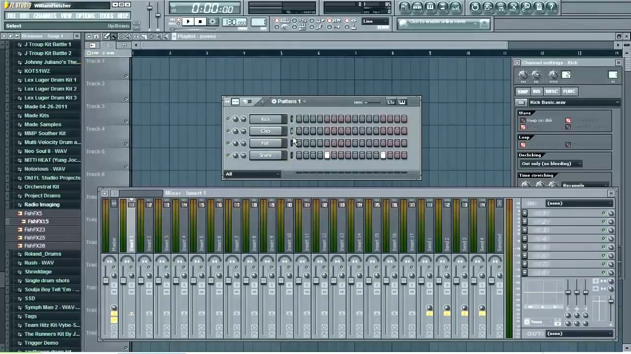 Shortcut to move items on the step sequencer and mixer in FL Studio ...