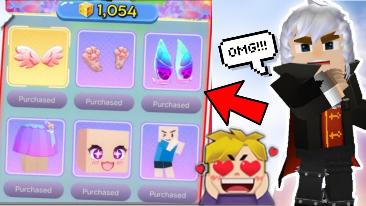 BUYING NEW *CUTE WING*😍 IN BLOCKMAN GO - YouTube