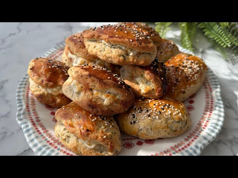 Bu tariften şaşmayın✅ Mayasız dereotlu poğaça