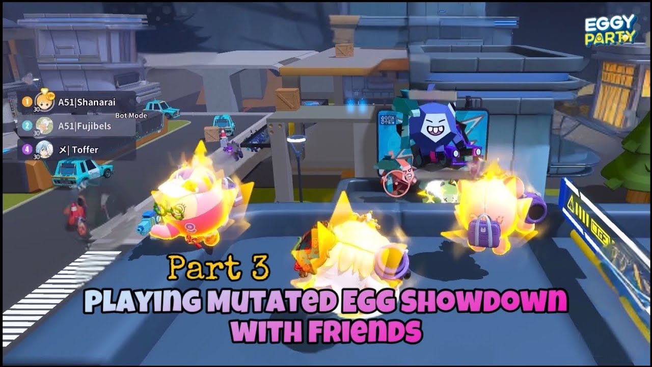 Eggy Party - Playing Mutated Egg Showdown with Friends {Part 3 Gameplay ...