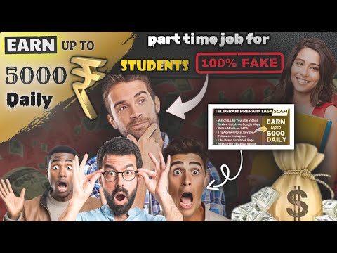 SCAMS IN STUDENTS LIFE |PART TIME JOB SCAMS| INTERN SHIPSCAM|#awareness ...