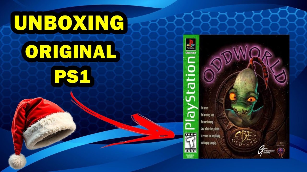 ODDWORLD ABE'S ODDYSEE ORIGINAL PS1 UNBOXING + GAME PLAY TESTE - YouTube