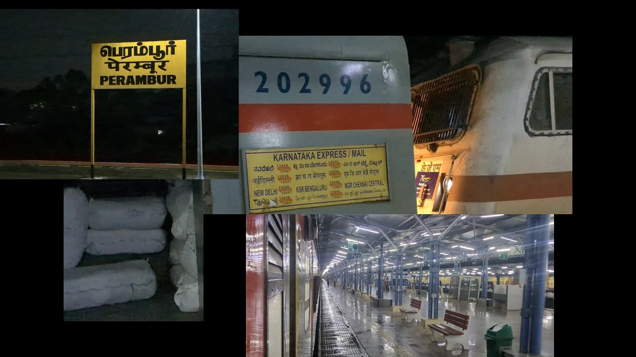 Train number: 12658 KSR Bangalore Jn -Chennai Central mail - YouTube