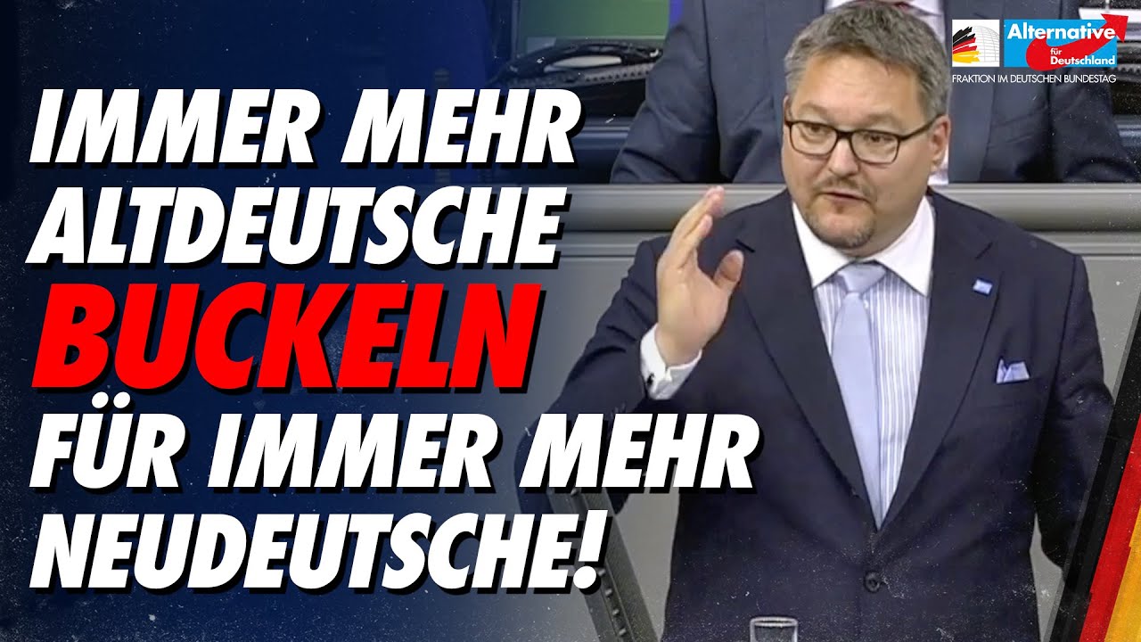 Immer mehr Altdeutsche buckeln für Neudeutsche! - Stefan Keuter - AfD ...