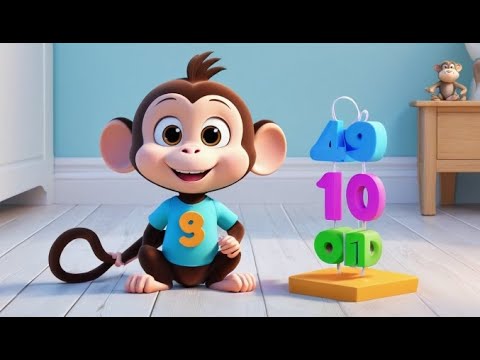 Five Little Monkeys Jump and Count | Counting Song for Kids | Learn ...