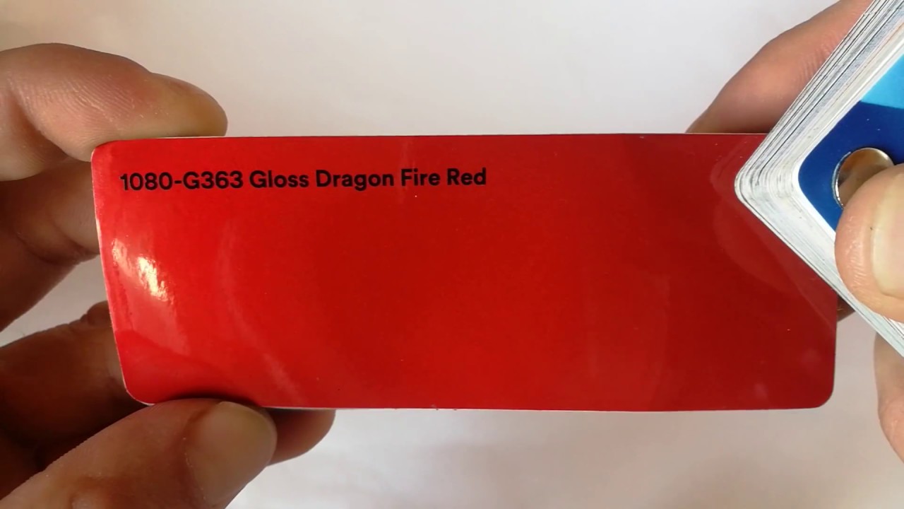 3M™ Dragon Fire Red 1080-G363 Wrap Film Gloss - YouTube