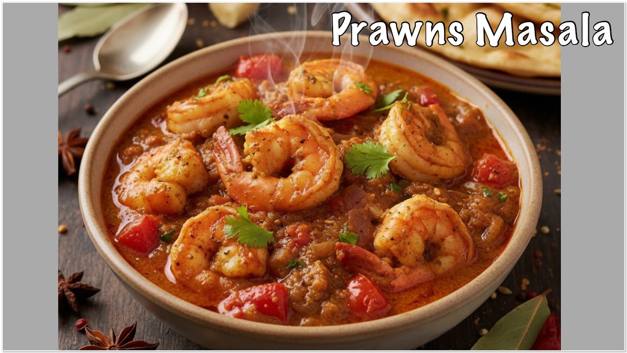 Homestyle Prawn Masala Curry | Hot, Spicy & Shell-icious! | రొయ్యల ...