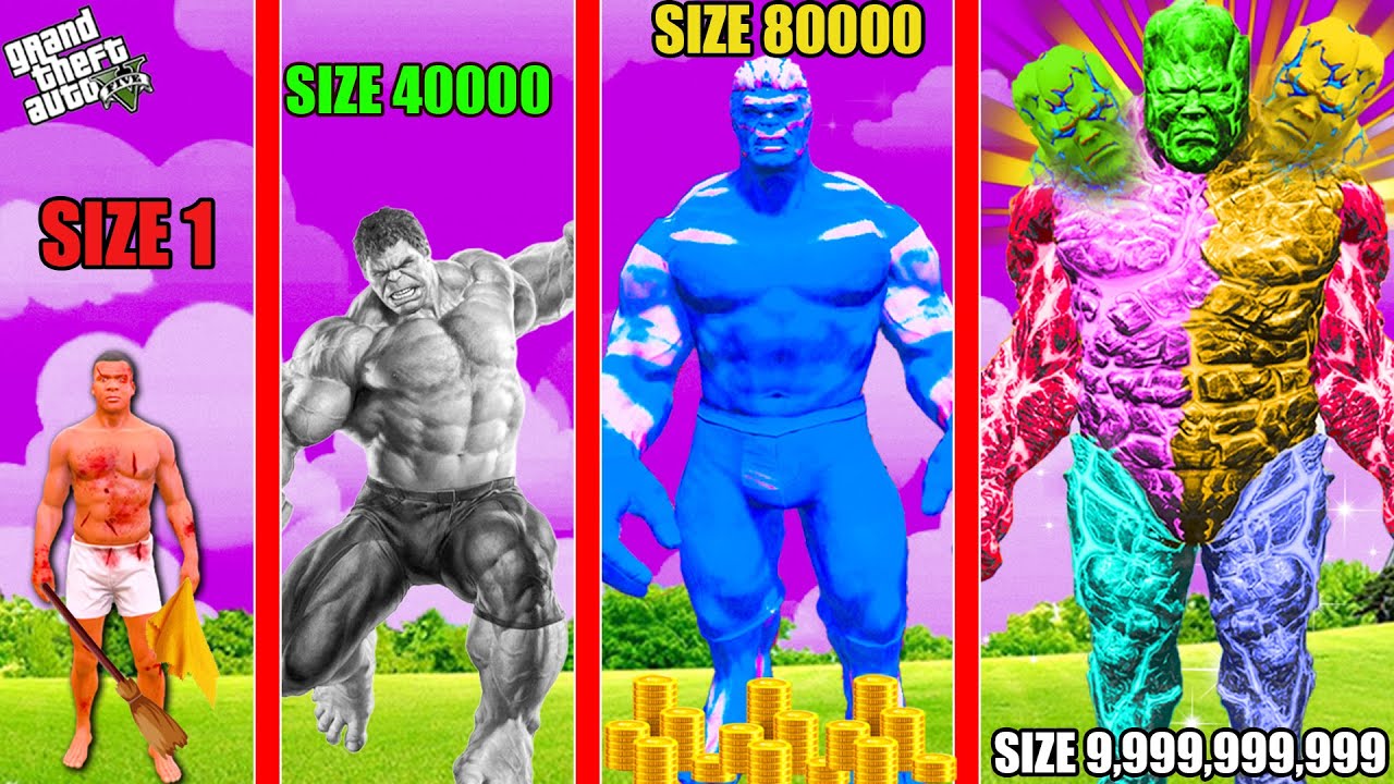 FRANKLIN Saving BIGGEST ALL FATHER RED HULK FAMILY In GTA 5! - YouTube