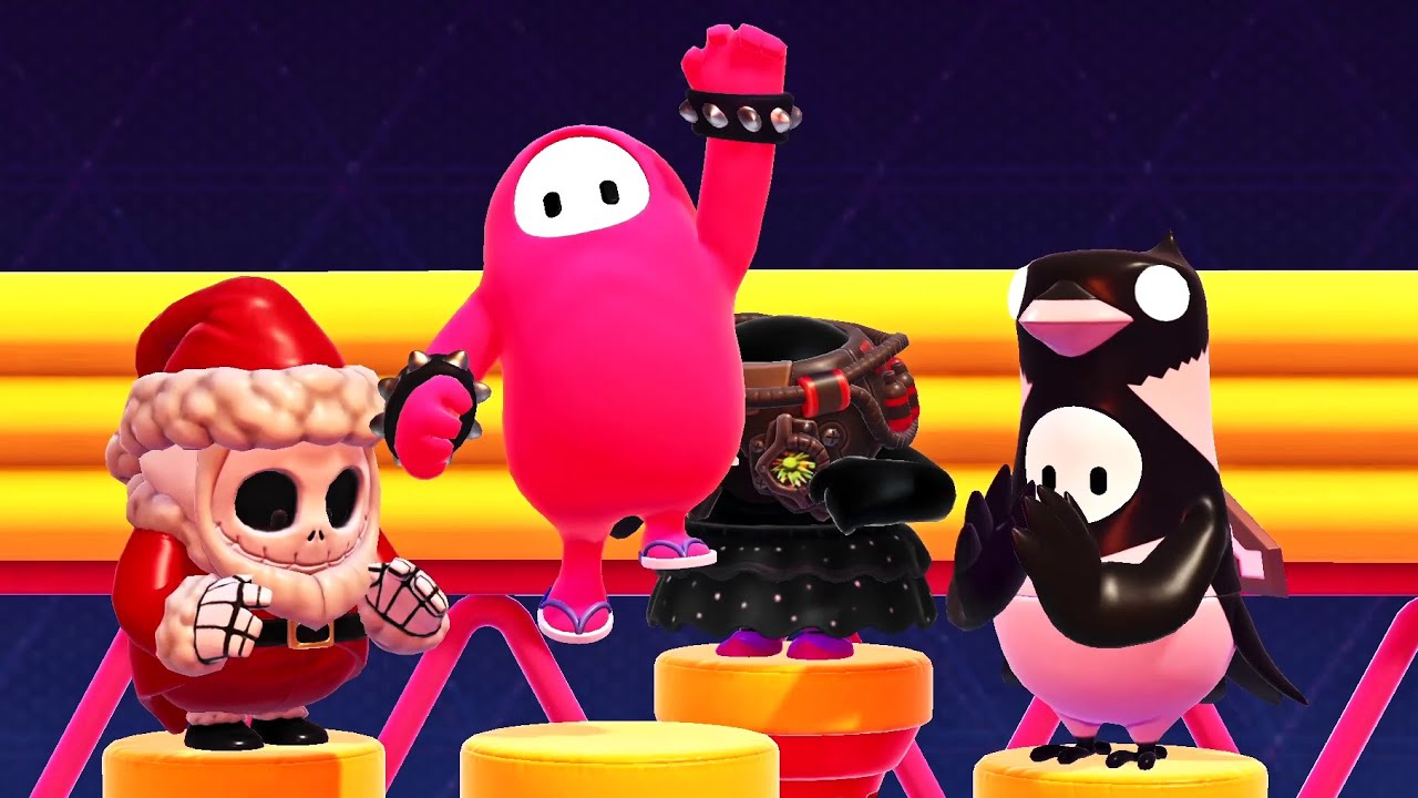 Fall Guys Squads: Won games from Wednesday's stream - YouTube