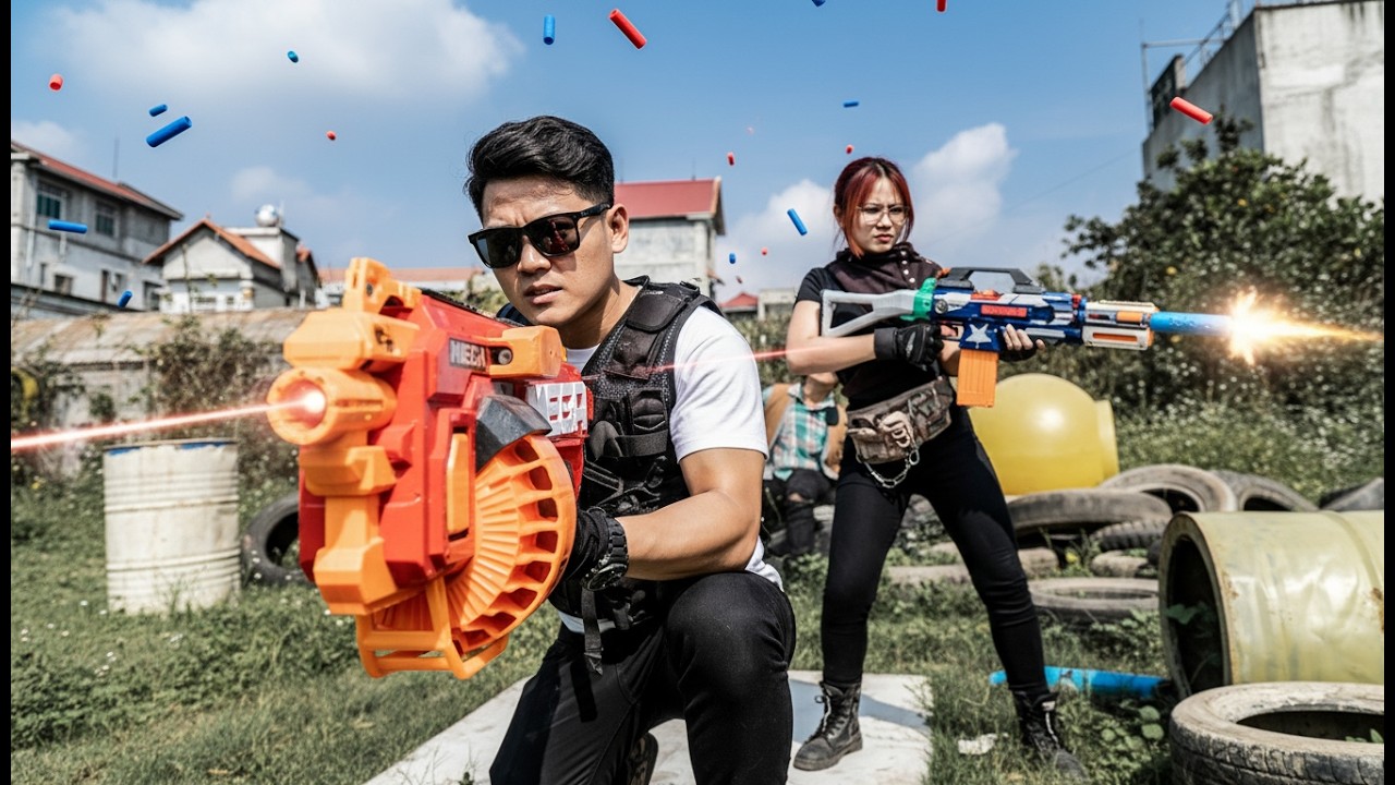 Nerf Gun War : SWAT Team's Covert Nerf Guns Assault On The Phantom ...