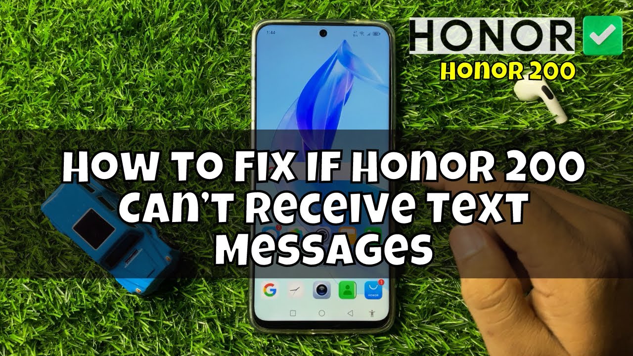 How to Fix If Honor 200 Can’t Receive Text Messages - YouTube