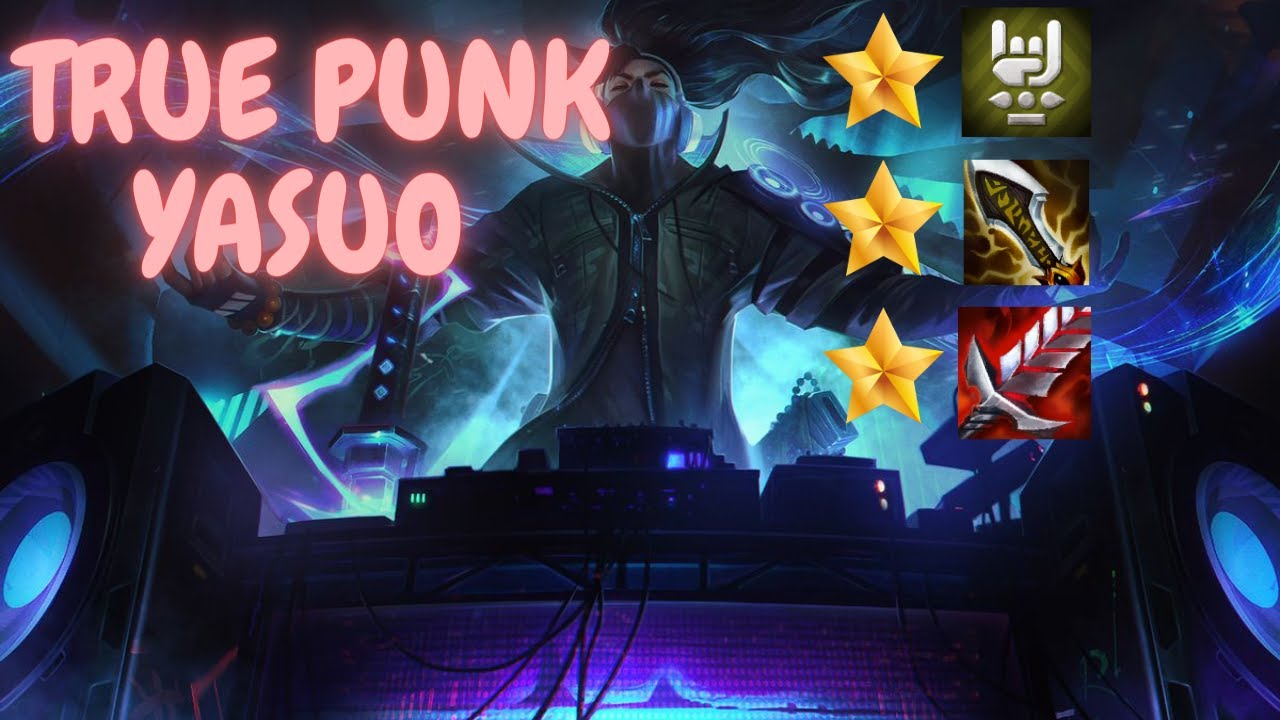 Yasuo's Punk Revolution: 100%+ AD Boost with 6 Punk Emblem | TFT Set 10 ...