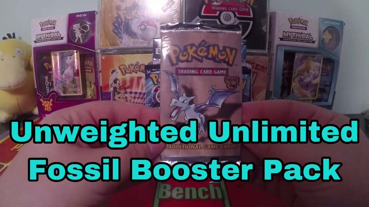 Evolutions Booster Packs + Unlimited WOTC Fossil Booster Pack ...